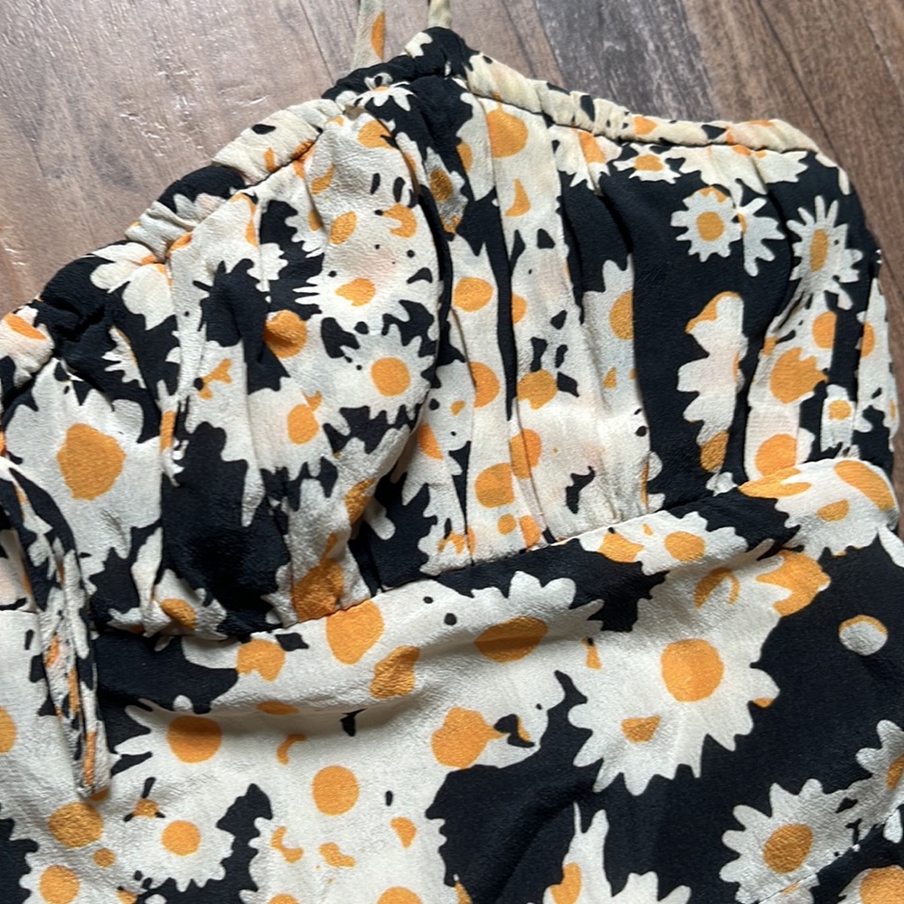 Realisation Par Devon Flower Power Silk Dress - Gem